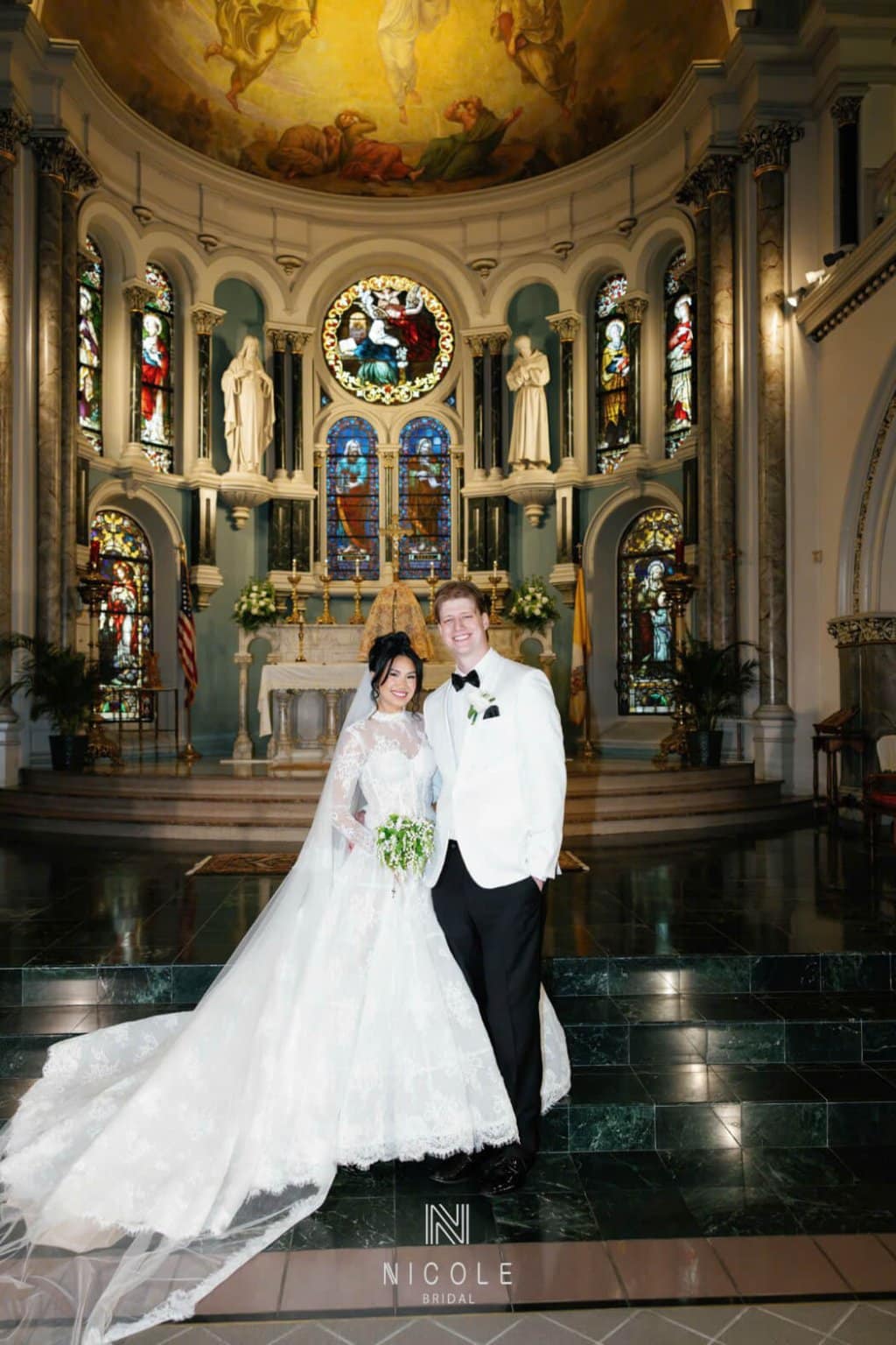 The journey of creating 2 unique wedding dresses of bride Diane Nguyen ...
